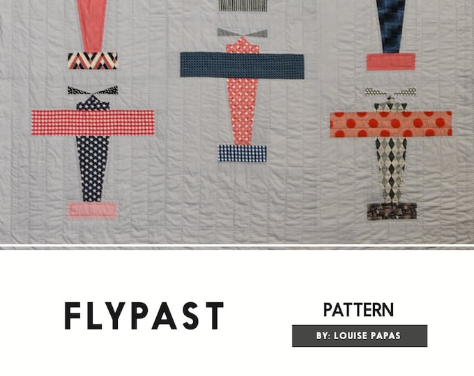 Louise Papas Quilt Pattern Flypast From Jen Kingwell Designs Aeroplanes ...