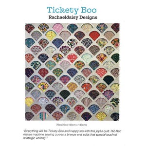 Rachaeldaisy Designs: Tickety Boo Quilt Pattern And/or Templates - Etsy