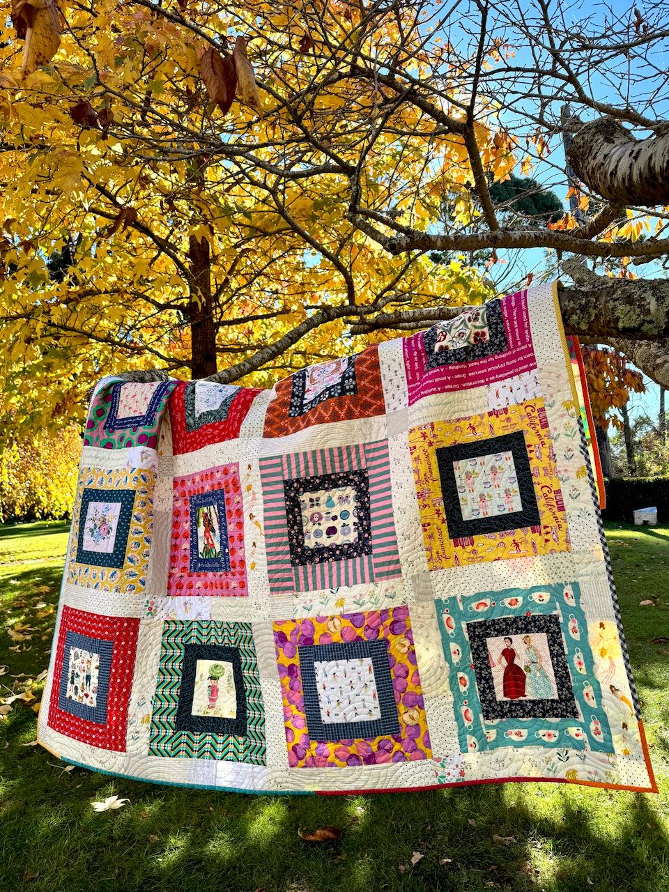 Rachaeldaisy Designs: Circle Boxes Quilt Pattern PAPER - Etsy