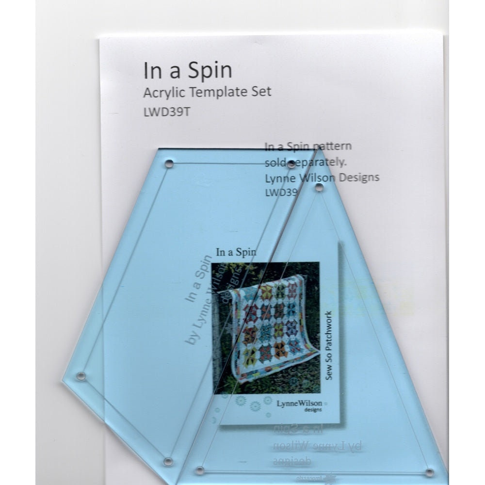 Lynne Wilson Designs in a Spin Quilt Pattern and or Template - Etsy