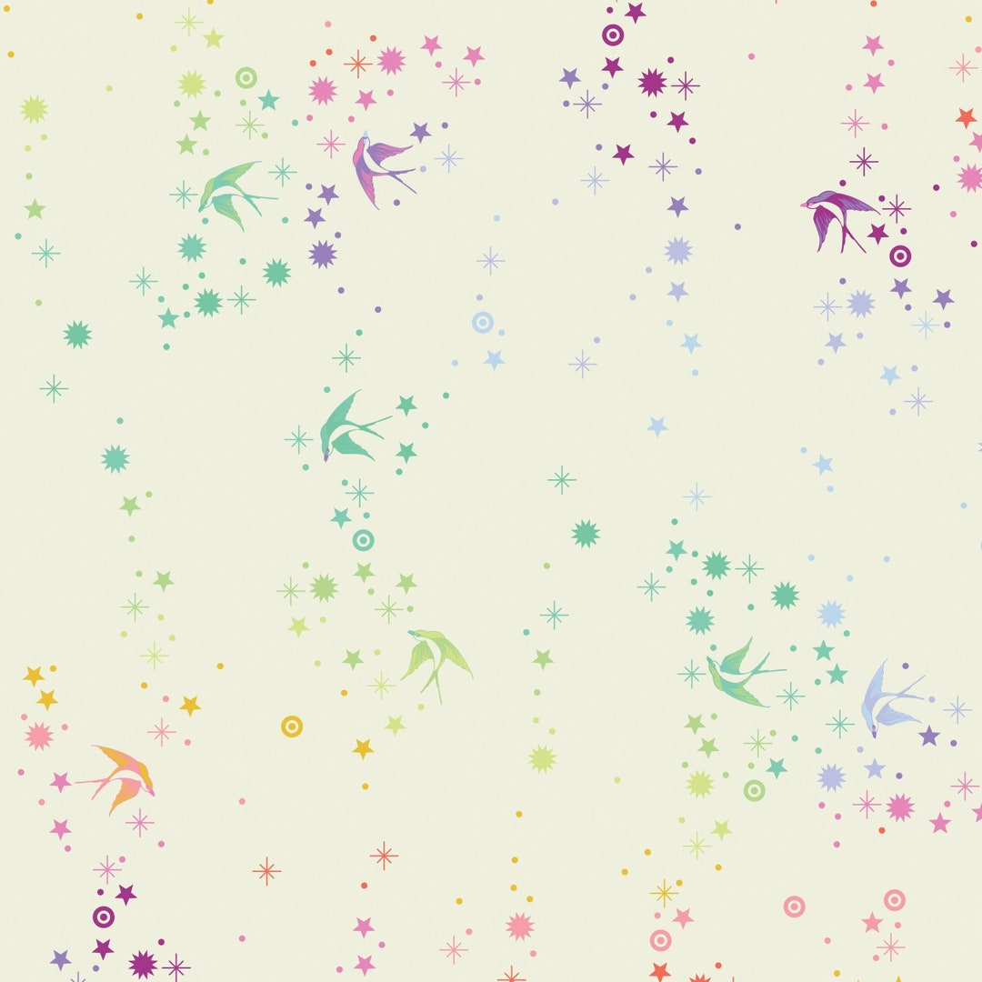 Tula Pink True Colors Fairy Dust Cotton Candy PWTP133-COTTON Freespirit ...