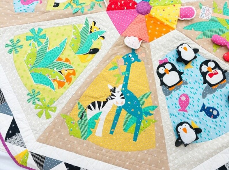 Sew Along A Fun Day in the Zoo Sewing PATTERN ONLY Childrens ...