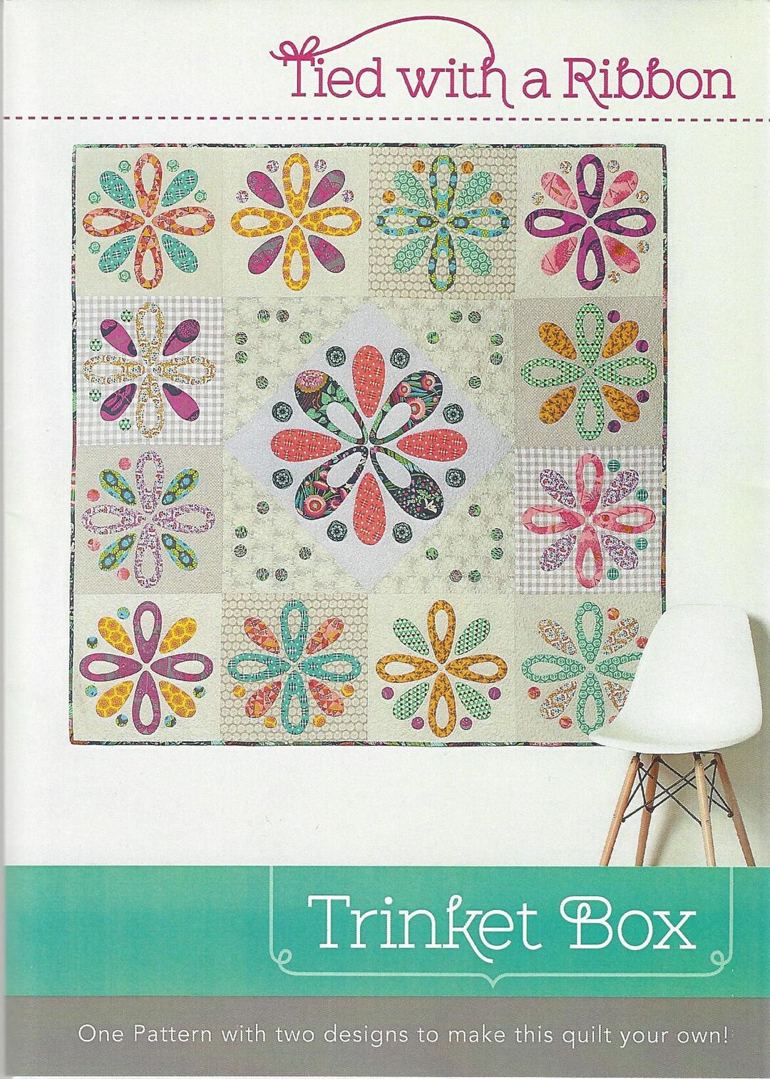 Trinket Box QUILT PATTERN by Tied With a Ribbon Includes Perspex ...