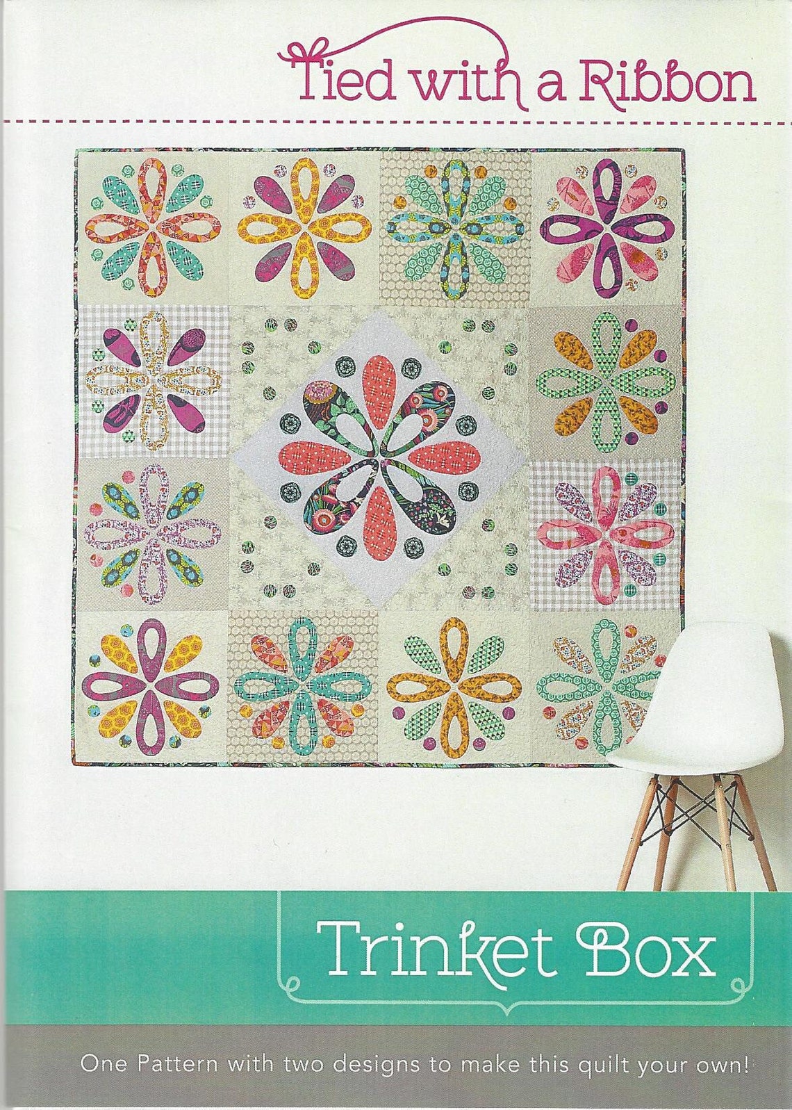 Trinket Box QUILT PATTERN by Tied With a Ribbon Includes - Etsy