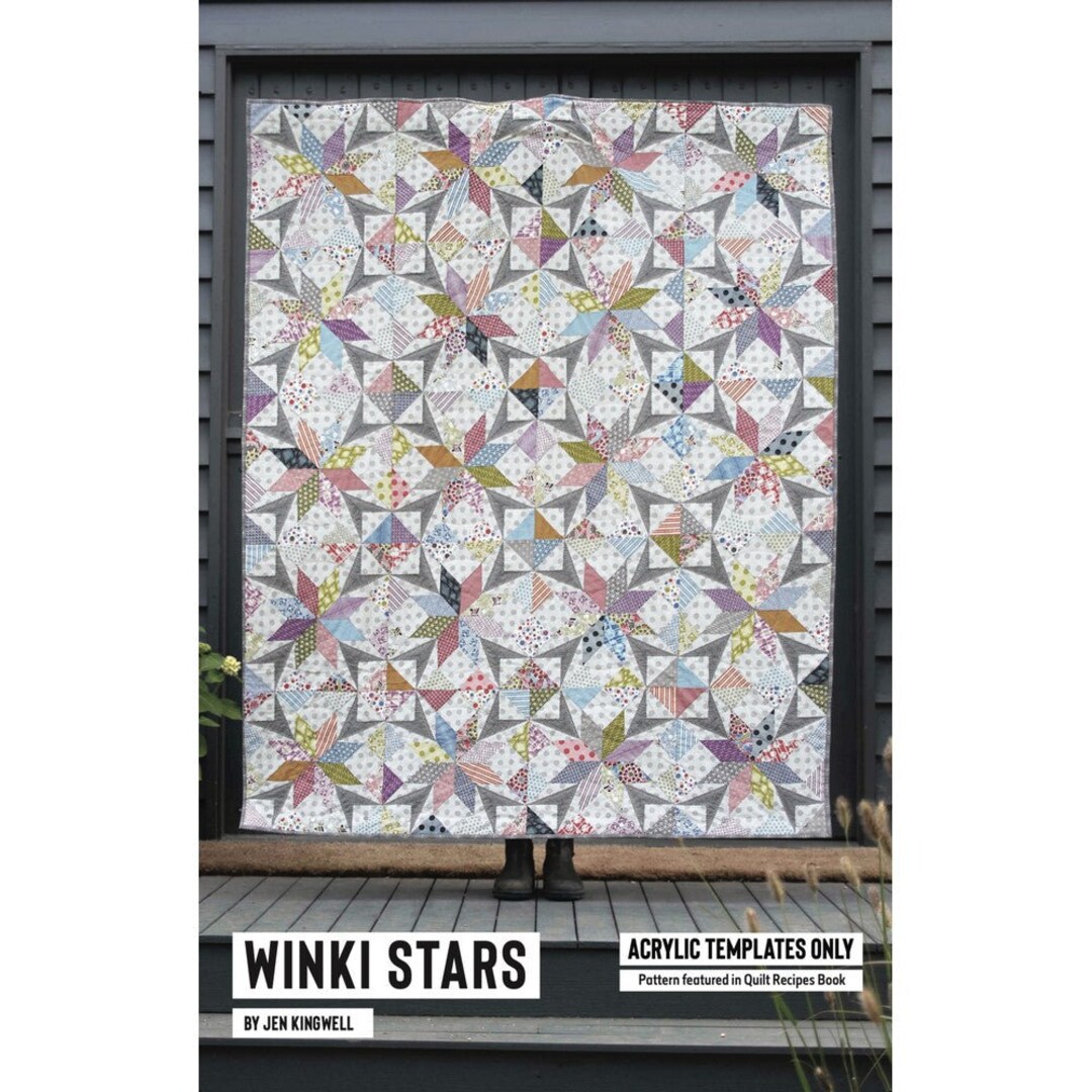 Jen Kingwell Designs: Winki Stars (acrylic Templates Only) - Etsy
