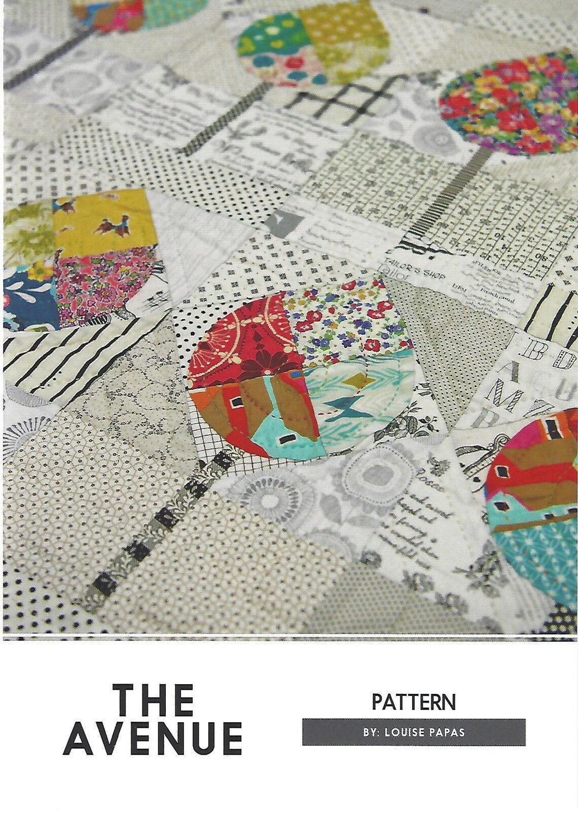 Louise Papas Quilt Pattern the Avenue From Jen Kingwell Designs Pieced ...