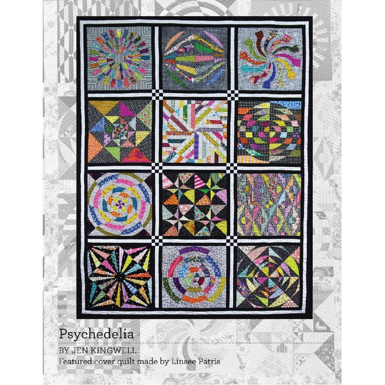Jen Kingwell Quilt Pattern: Psychedelia Booklet - Etsy