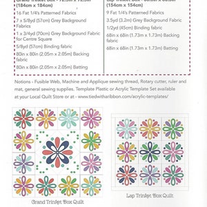 Trinket Box QUILT PATTERN by Tied With a Ribbon Includes Perspex ...