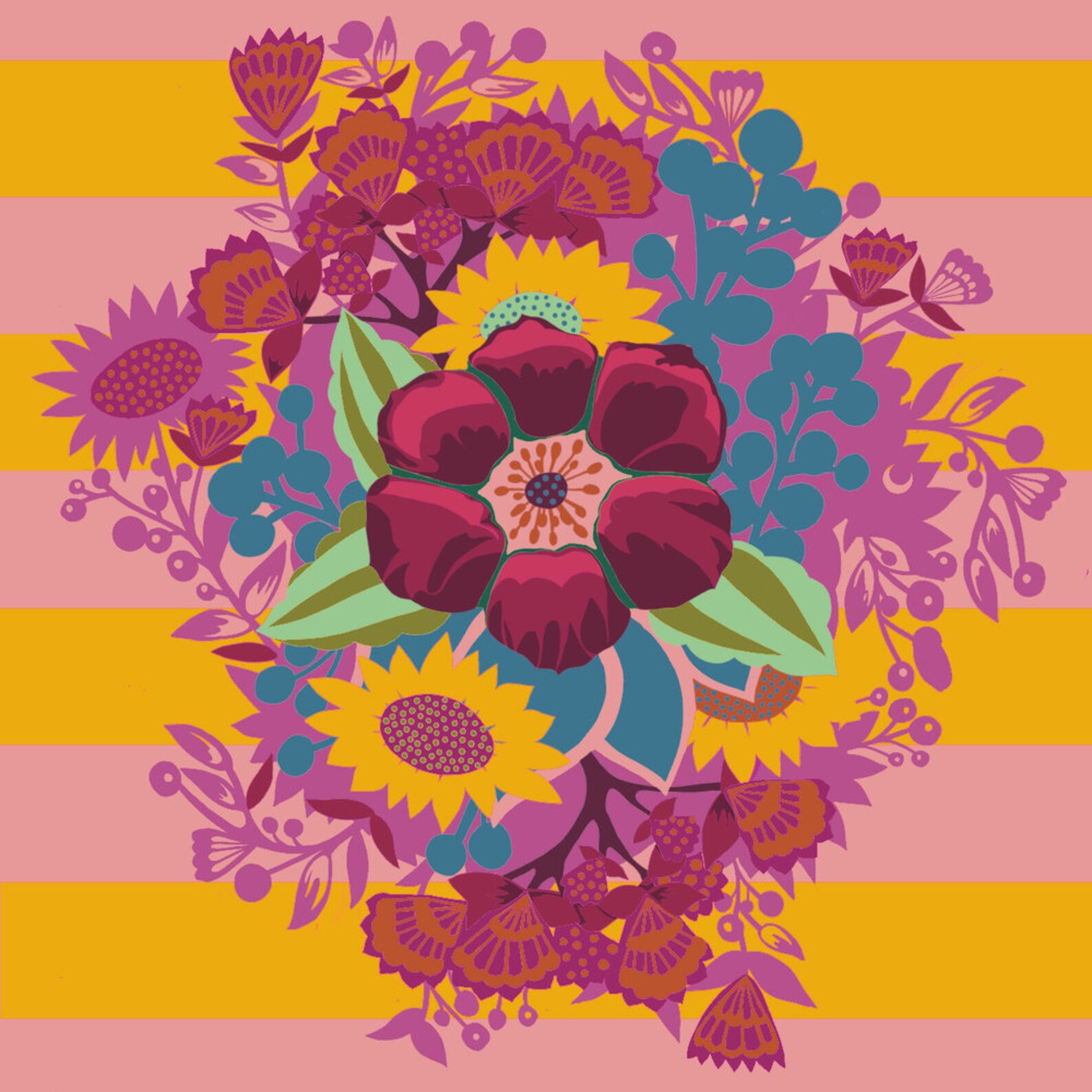 Anna Maria Horner Needlepoint / Tapestry Kit - Centre of Attention - Etsy