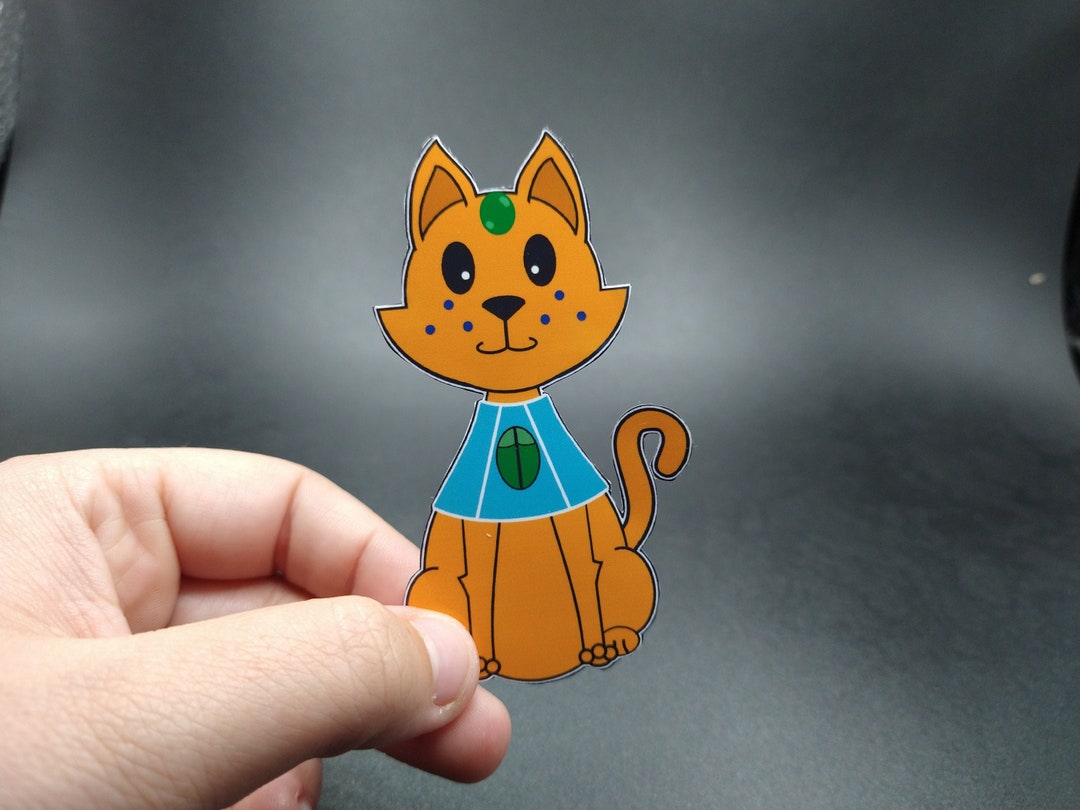 Cryptid Cutie Critters, Egyptian Cat Bassie, 2.5" Vinyl Sticker - Etsy