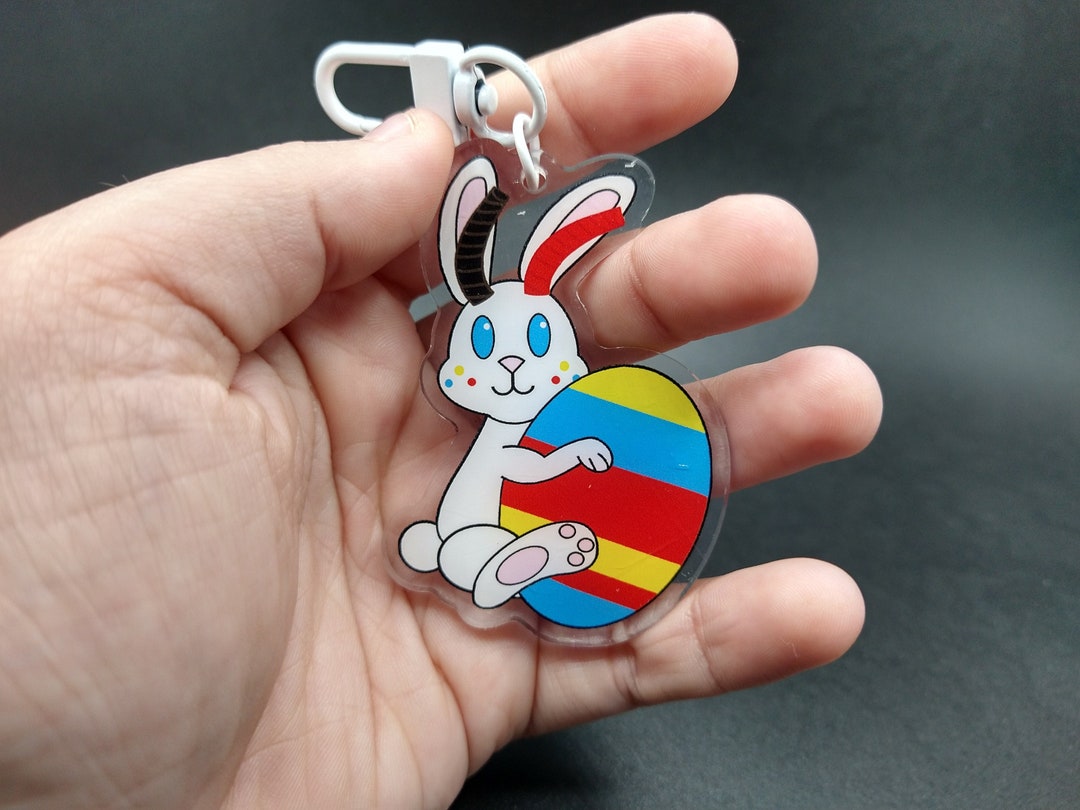 Cryptid Cutie Critter, Candy Jackalope, Acrylic Keychain - Etsy