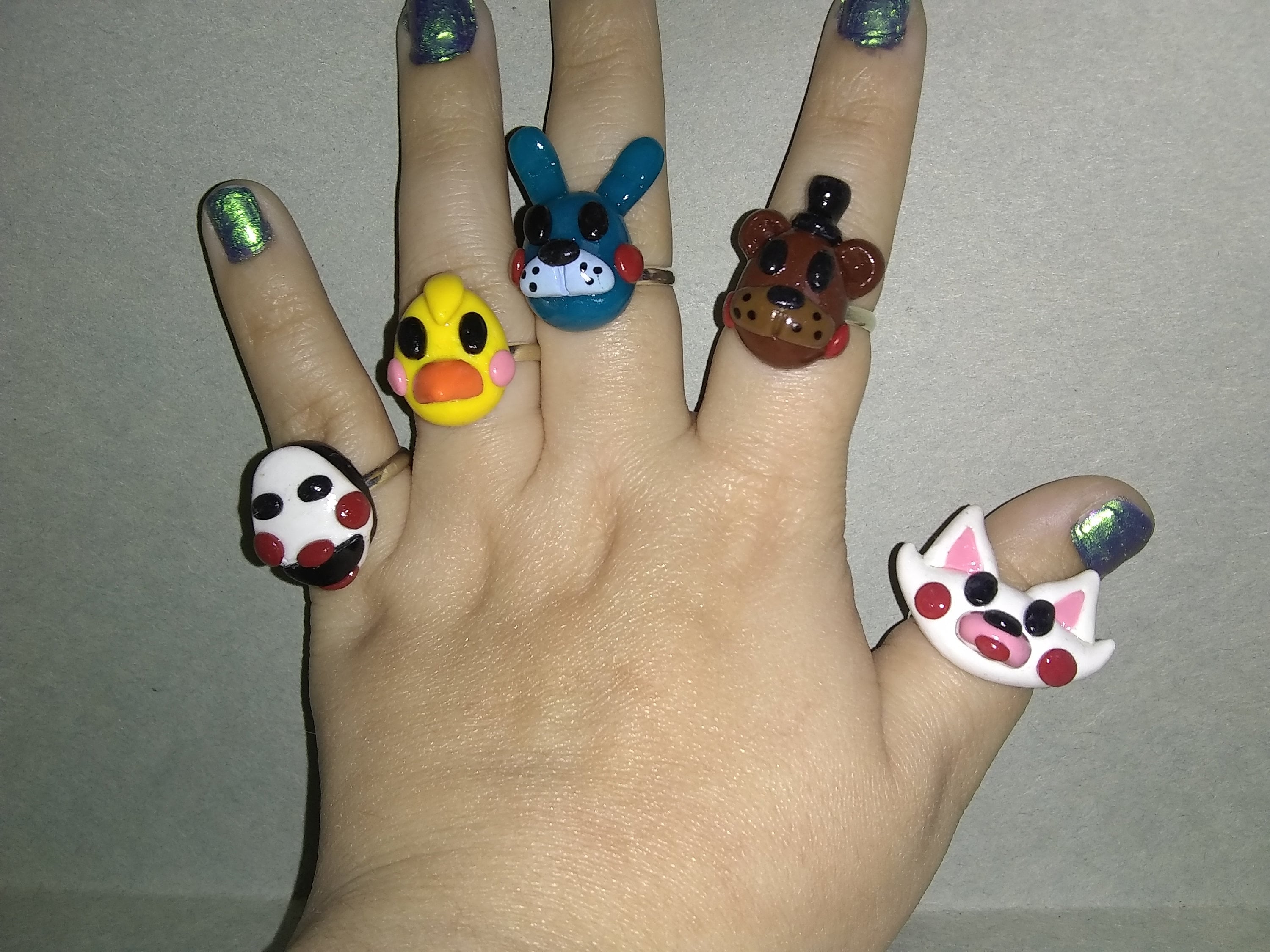 Made to Order, Five Nights at Freddy's Rings, Set #2 - Etsy UK