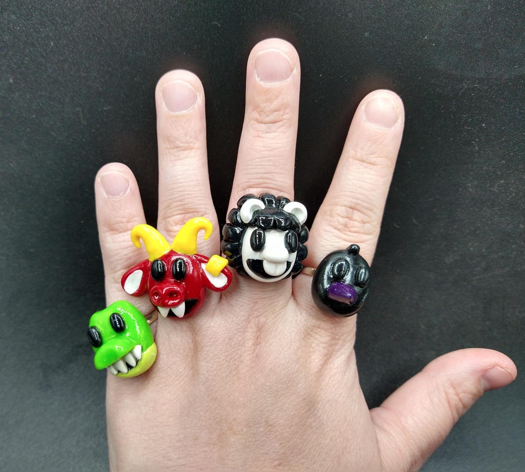 Made to Order, PPT, Nightmares Ring Set #2 - Etsy