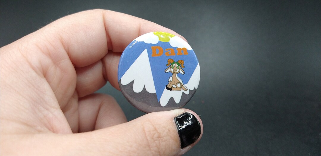 Cryptid Cutie Critters, Carrot Horned Goat, Button Pin - Etsy