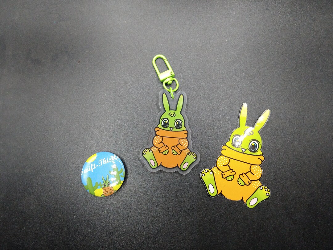 Cottagecore Critters, Cactus Rabbit Swift-thistle, Bundle Deal - Etsy