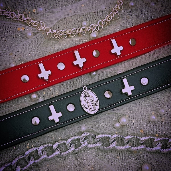 Vinyl Choker - Etsy