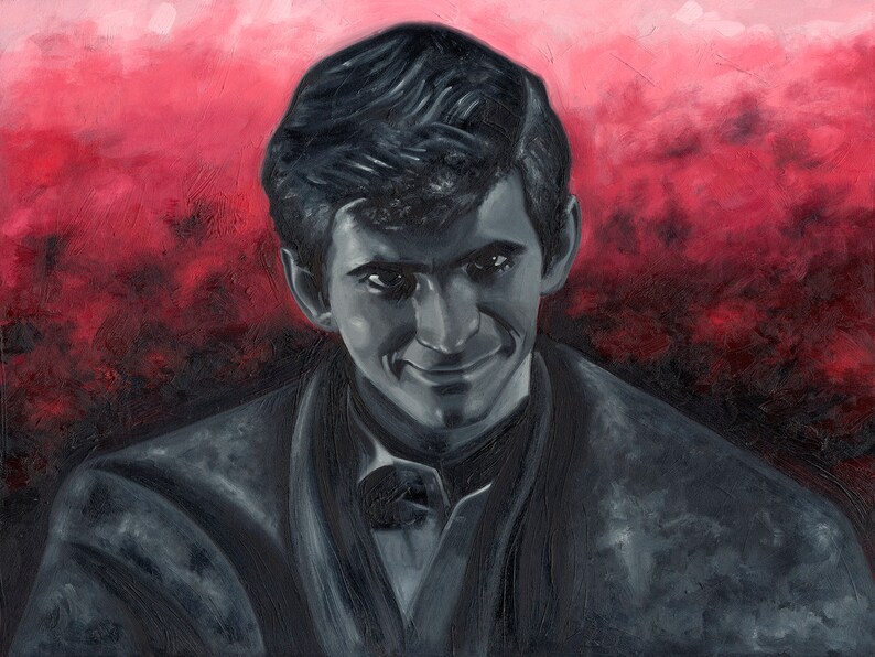 Psycho Psycho Art Norman Bates Horror Film Art Horror Painting Horror ...