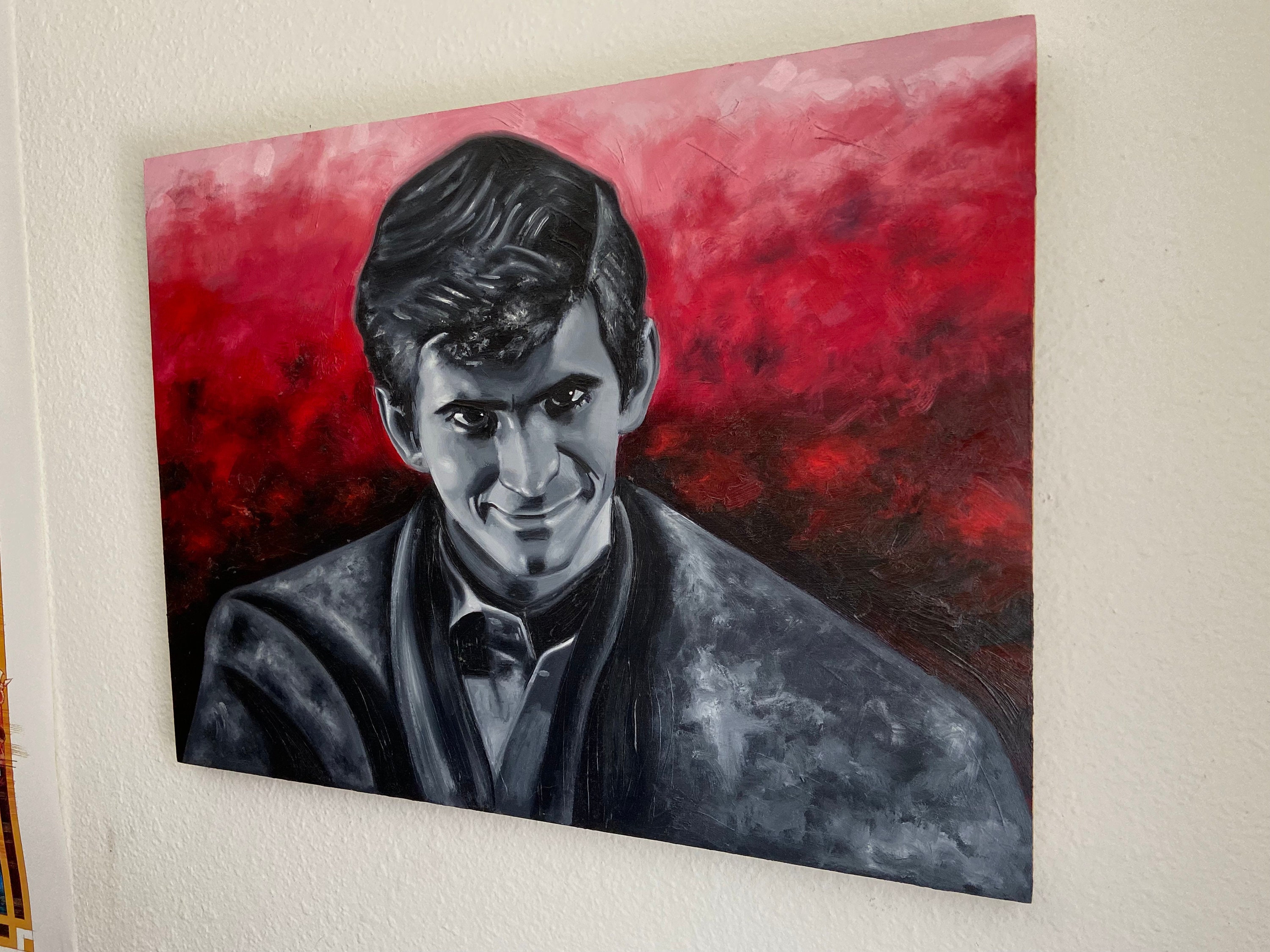 Psycho Psycho Art Norman Bates Horror Film Art Horror Painting Horror ...