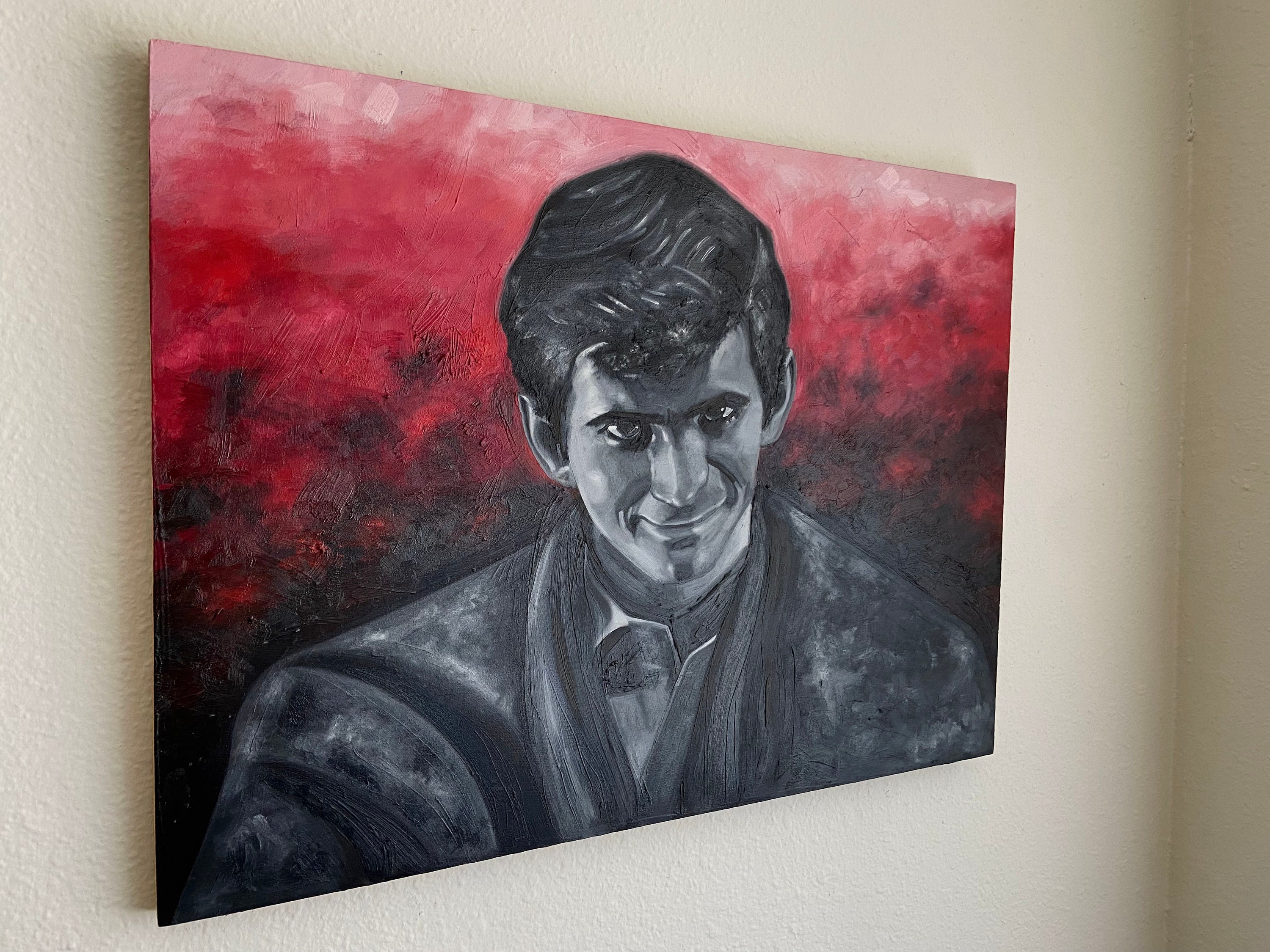 Psycho Psycho Art Norman Bates Horror Film Art Horror Painting Horror ...