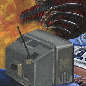Freddy Krueger Original Painting – Nightmare on Elm Street Horror Art ...