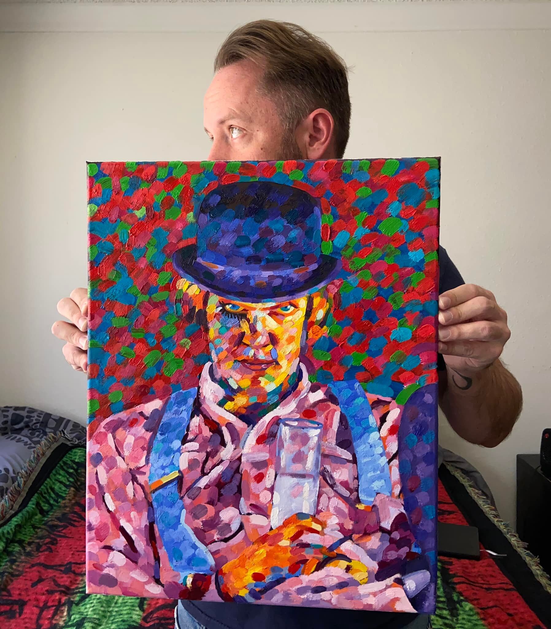 A Clockwork Orange Clockwork Orange Alex Delarge Horror Painting Horror ...