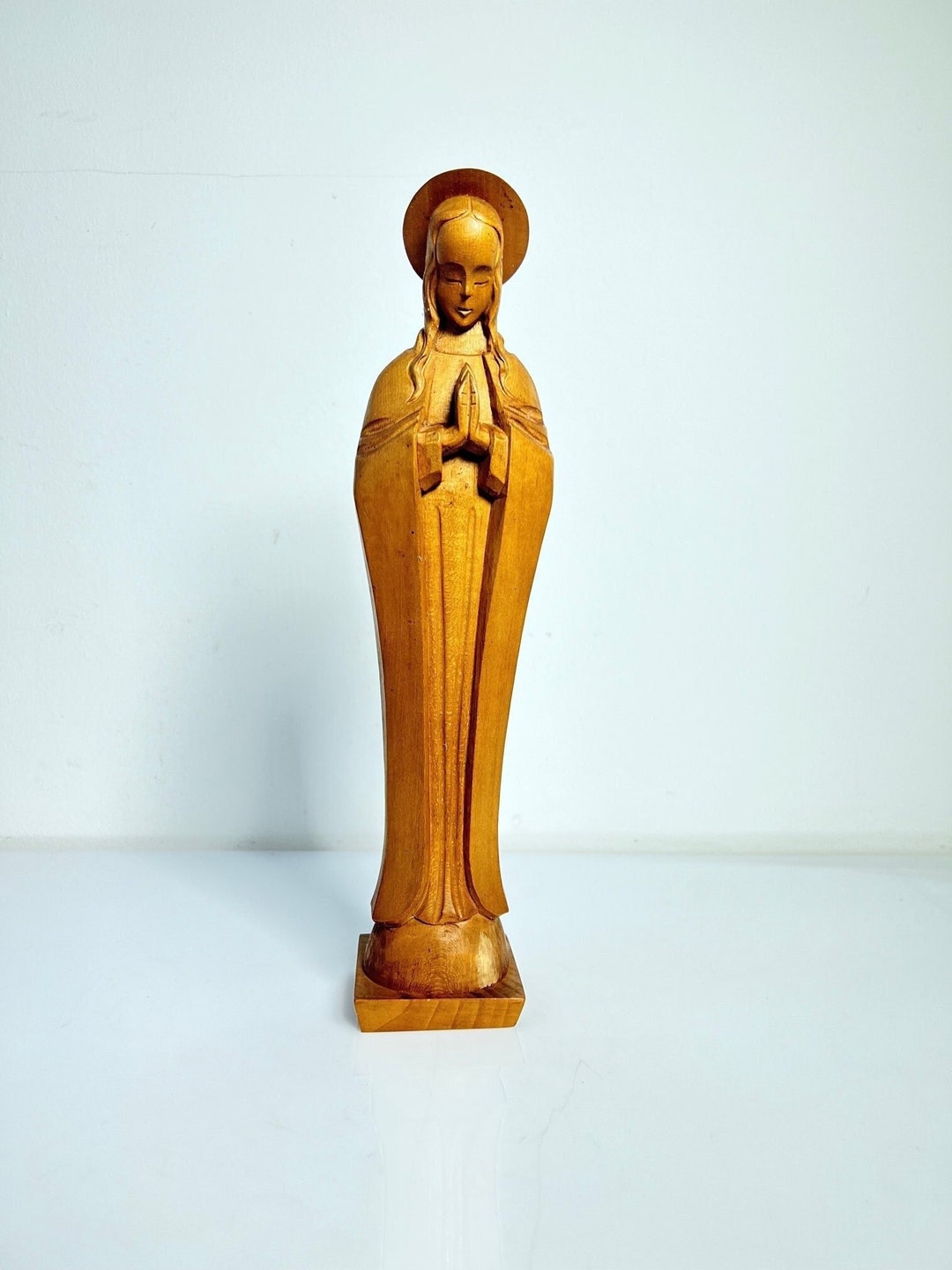 Madonna Maria Figure Mother of God Erzgebirge Wood Carving Gift ...