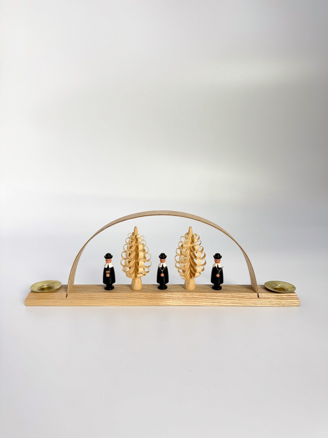 Small Advent Candle Arch Erzgebirge Handmade Singer Carolers Candle ...