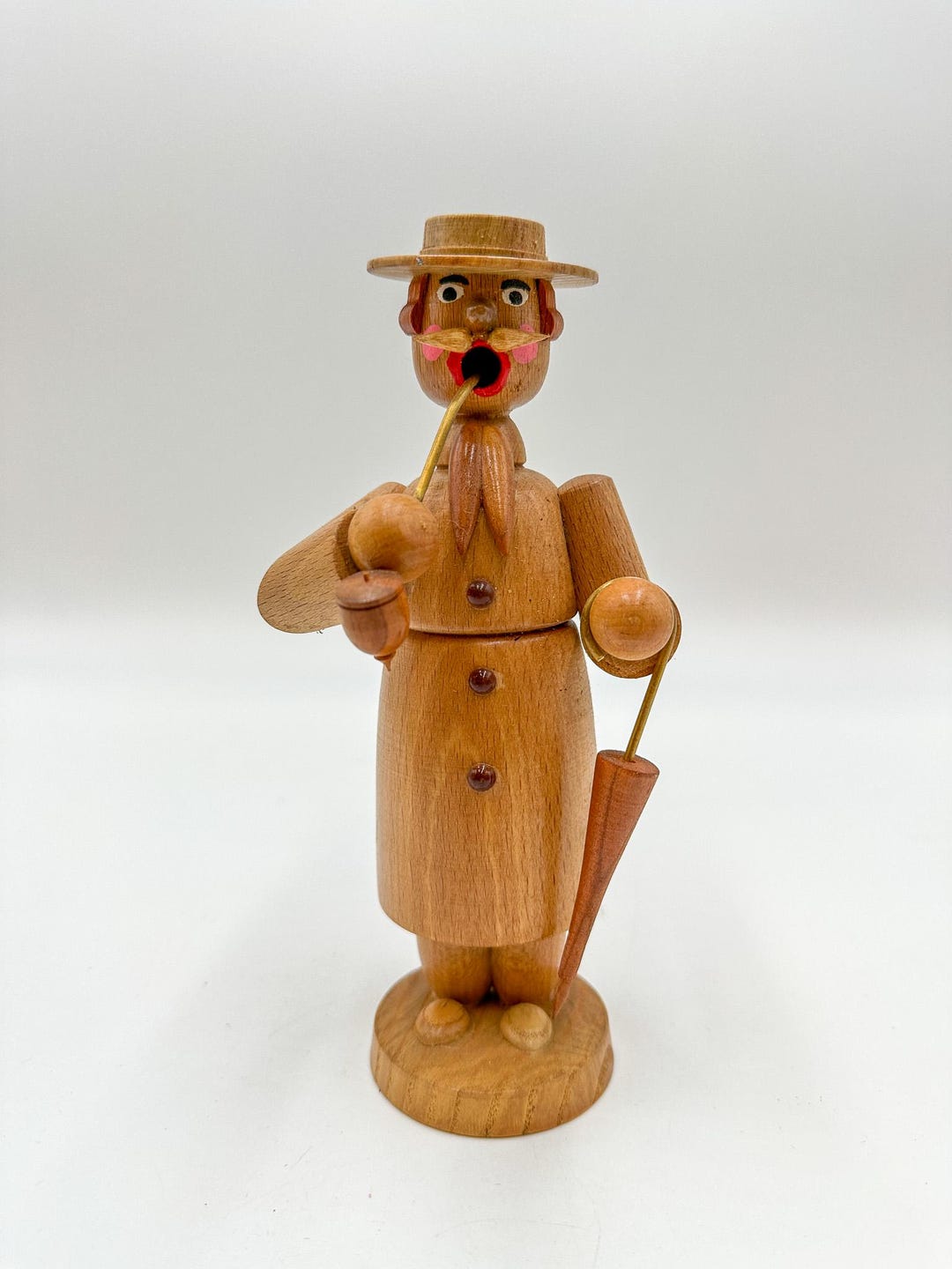 Smoking Man Walker Smoker Wooden Figure Erzgebirge 01 - Etsy