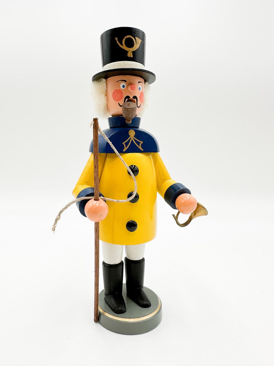 Smoking Man Postman Smoker Wooden Figure Erzgebirge Vero - Etsy