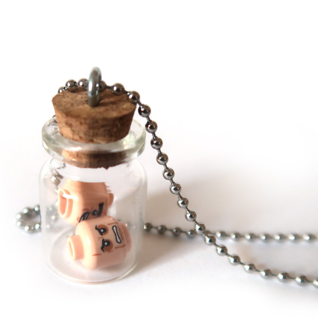 Lego Voodoo Pendant Necklace, Heads and or Arms, in a Cute Little Jar ...