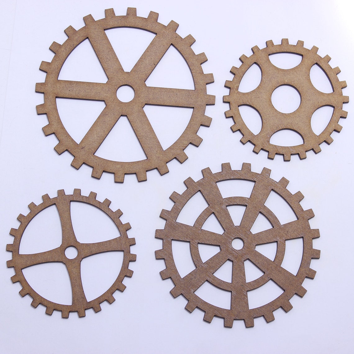 Mixed MDF Cog Shape Bundle. Pack of 20. Steampunk Mixed Media - Etsy