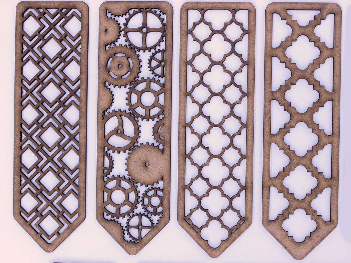 Bookmarks Laser Cut Digital File for Wood, Acrylic, Card Etc. 15 ...
