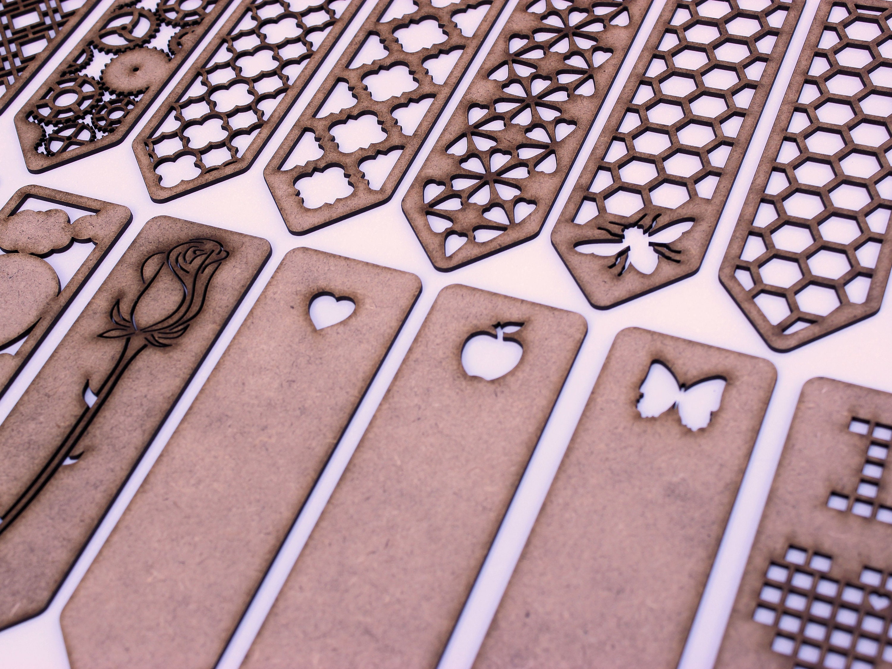 Bookmarks Laser Cut Digital File for Wood, Acrylic, Card Etc. 15 ...