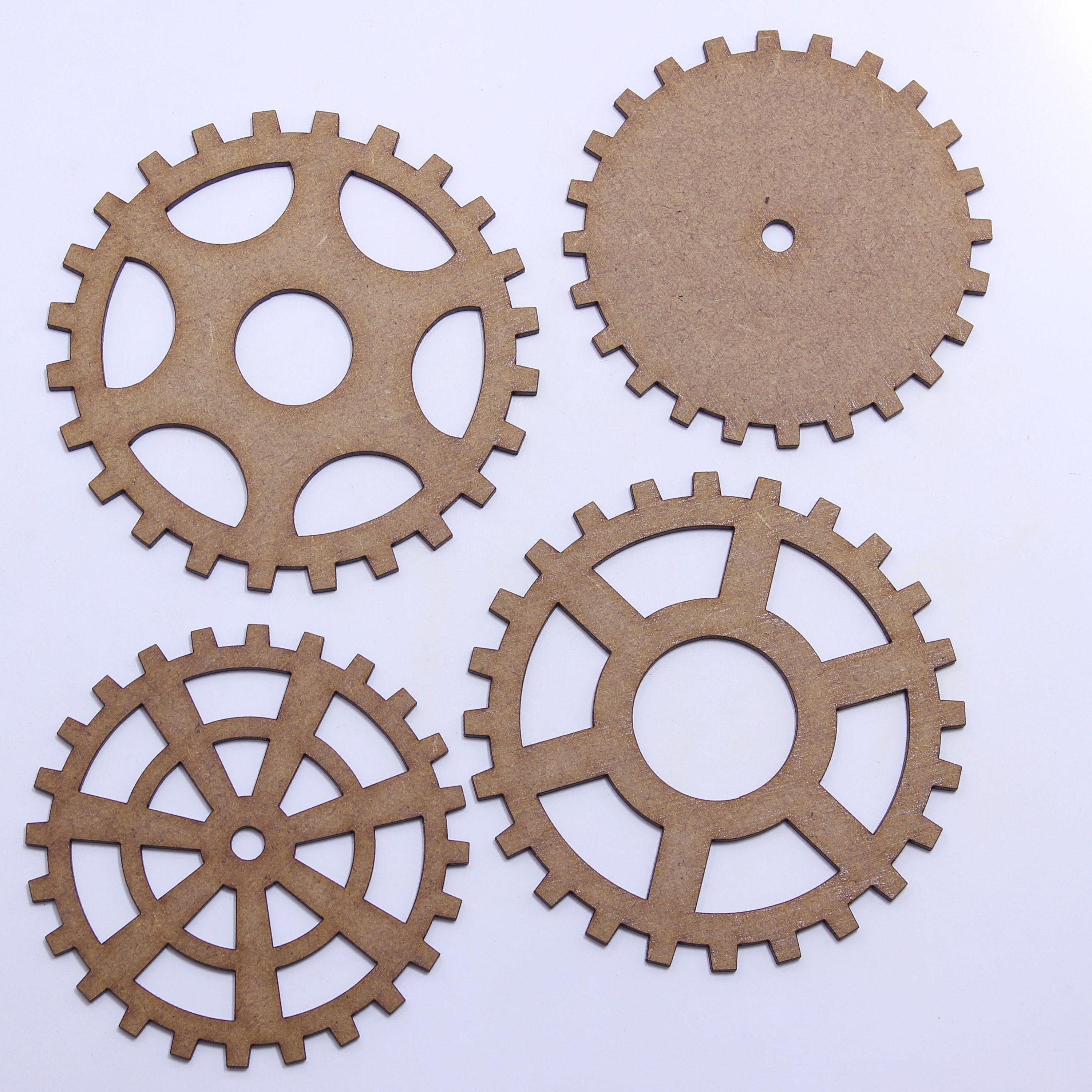 Mixed MDF Cog Shape Bundle. Pack of 20. Steampunk Mixed Media - Etsy