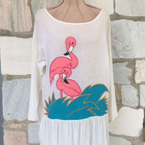 Flamingo Dress - Etsy