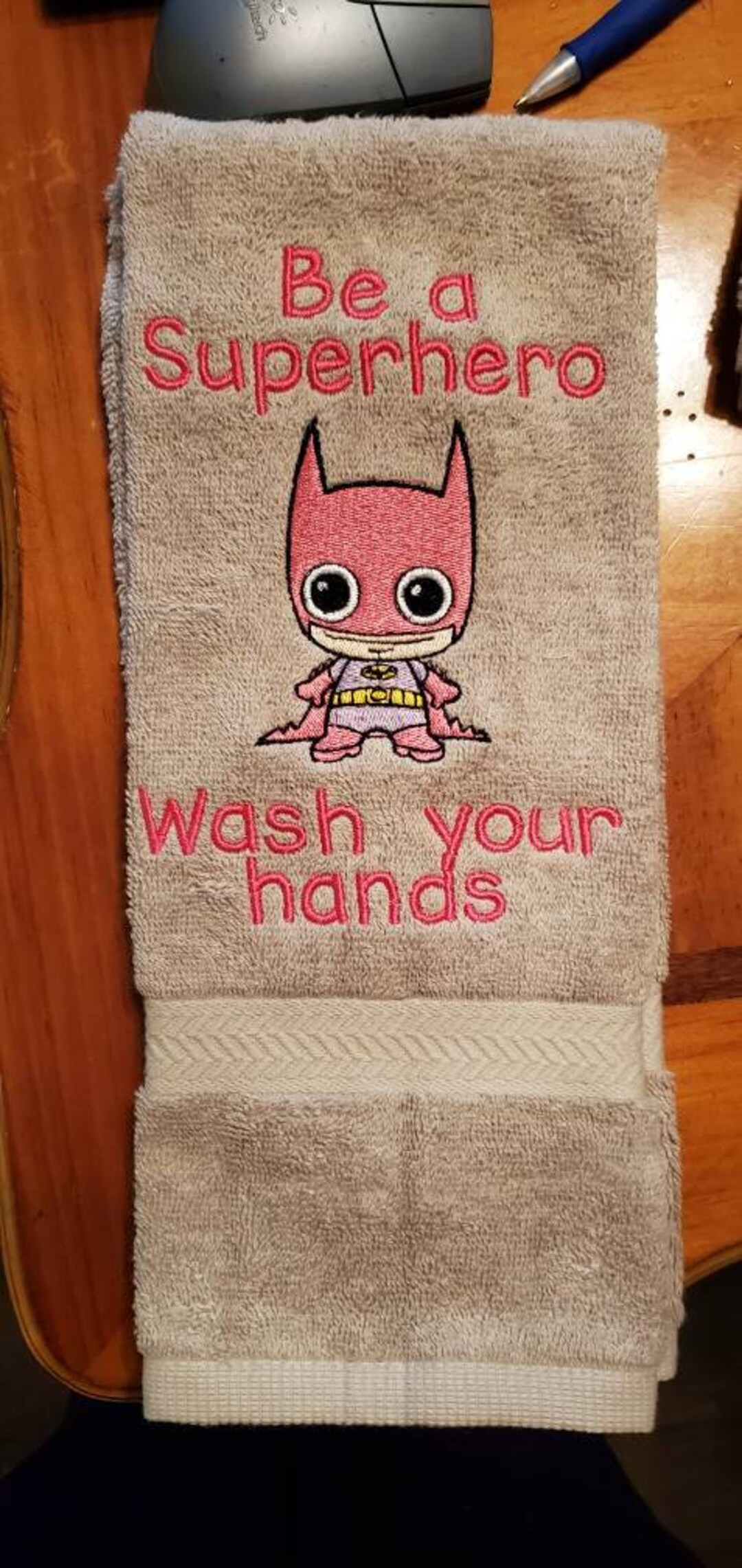 Be a Superhero - Wash Your Hands Towel - Etsy