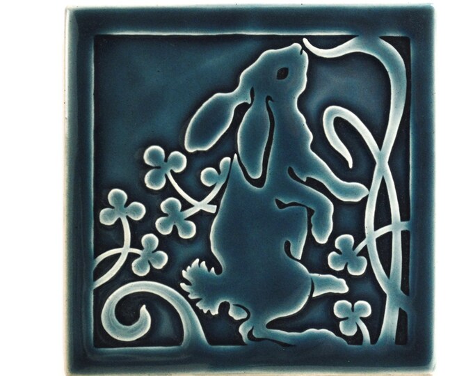 Rabbit Tile - Etsy