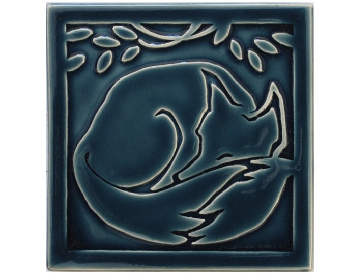 Fox Tile - Etsy