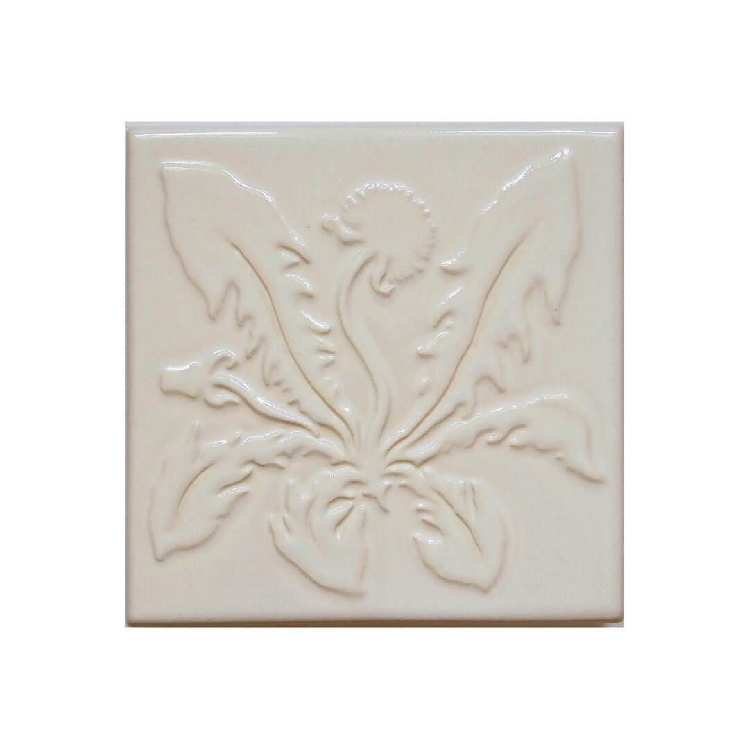 Dandelion Tile, Decorative Tile, Art Tile, Floral Art, Floral Tile ...