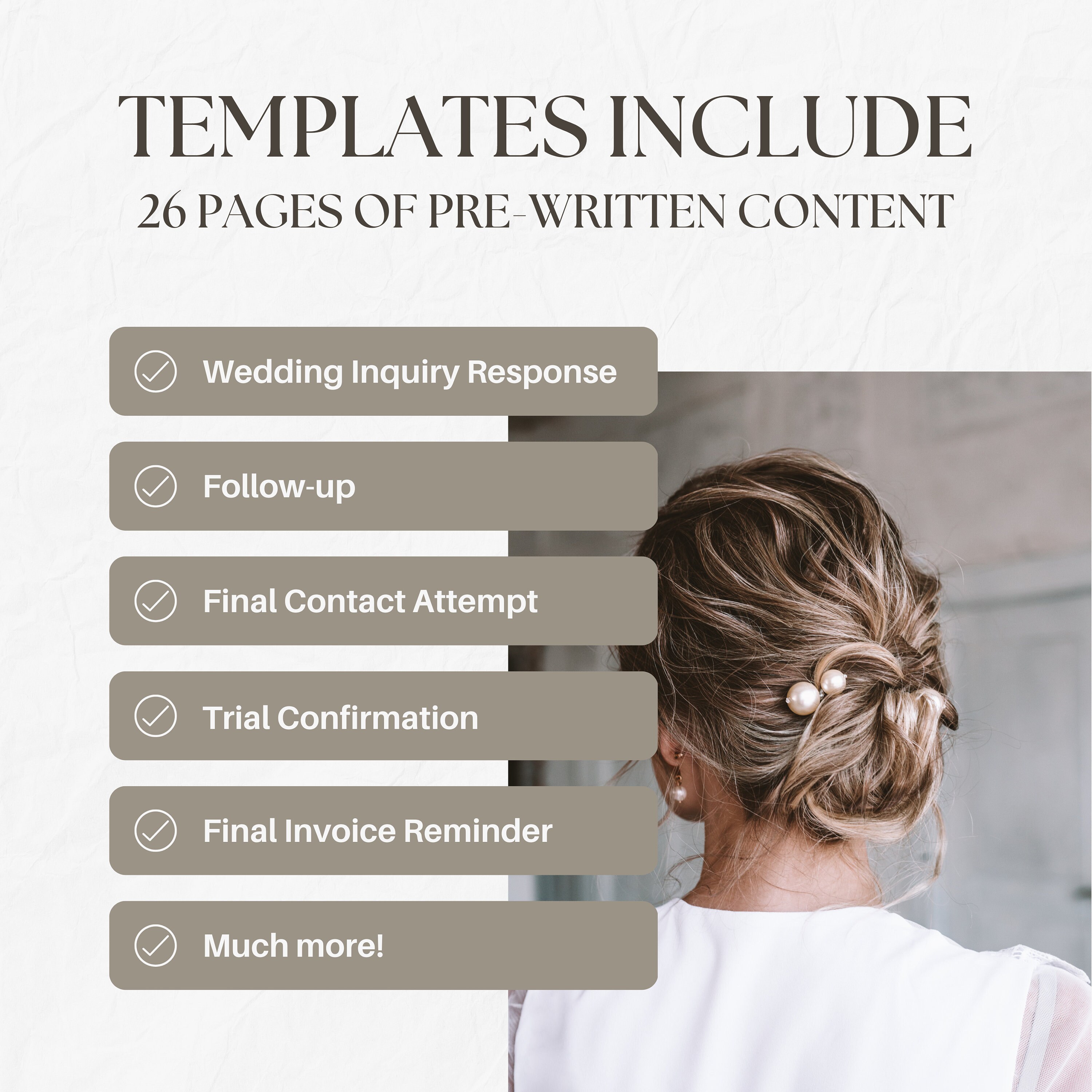 MUA Email Templates, Email Templates for Hair & Make up Stylists,bridal ...