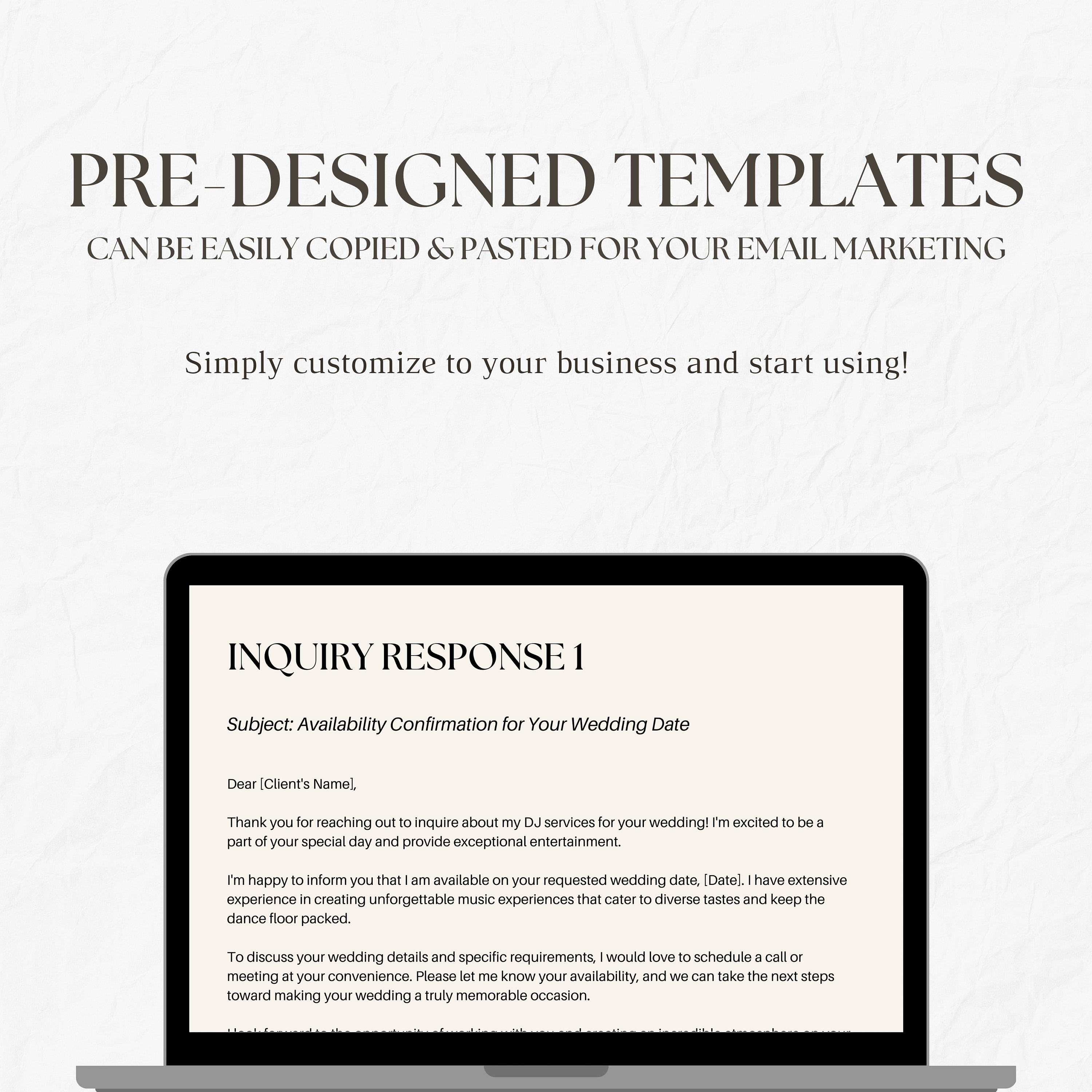 How to email a dj for a wedding | Honestweddingadvice.com
