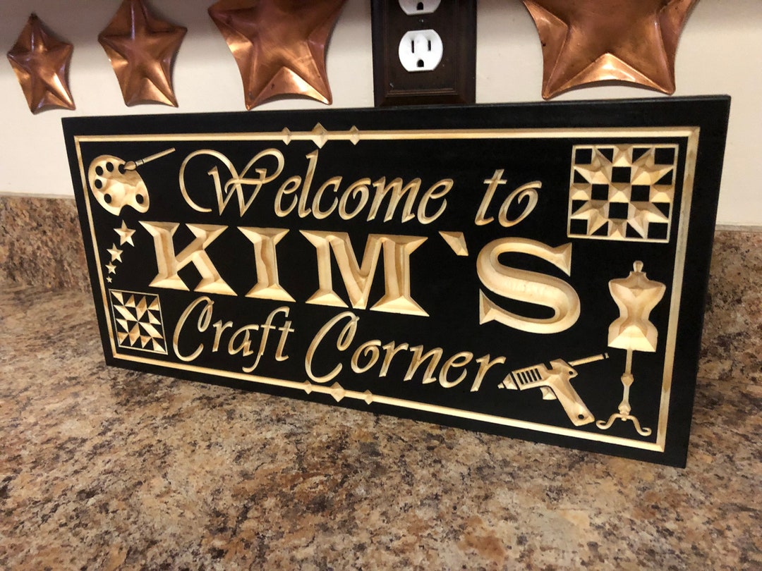 Custom Sewing Room Sign Personalized Sewing and Quilting Signs Wood ...