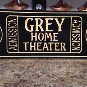 Movie Poster Movie Room Decor Basement Decor Home Sign Home Theater ...