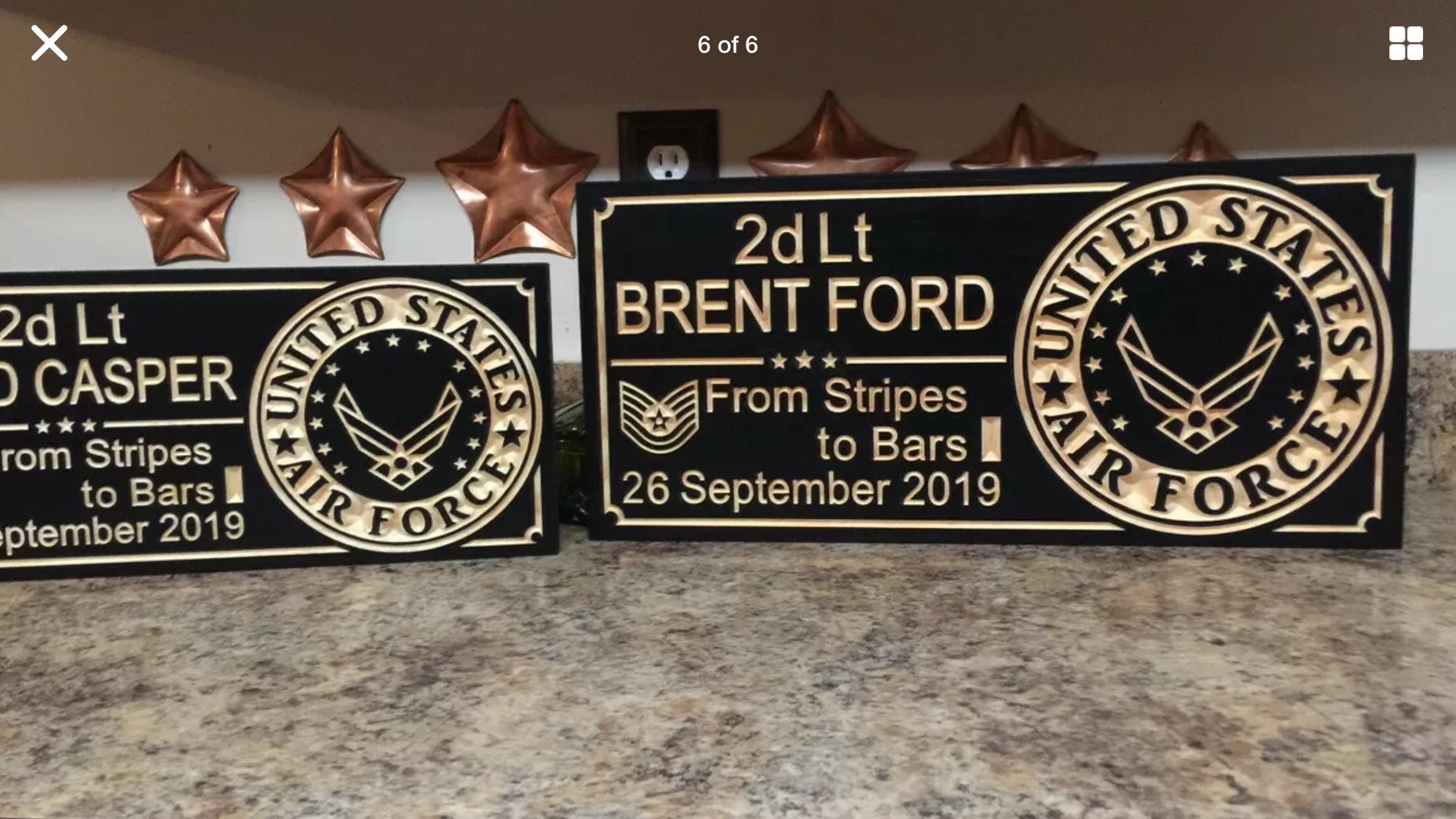 Air Force Commissioning Gift Military Plaque Retired Enlisted | Etsy