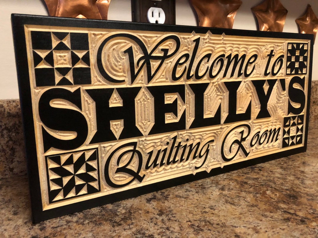 Custom Sewing Room Sign Personalized Sewing and Quilting Signs Wood ...