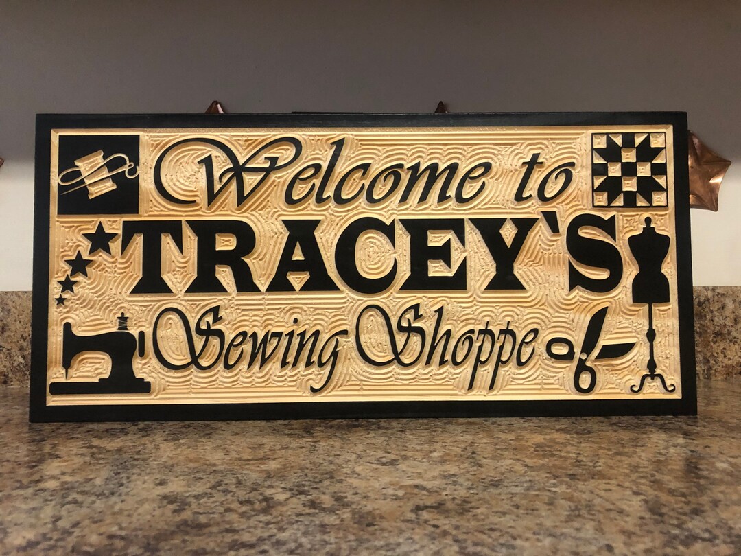Custom Sewing Room Sign Personalized Sewing and Quilting Signs Wood ...