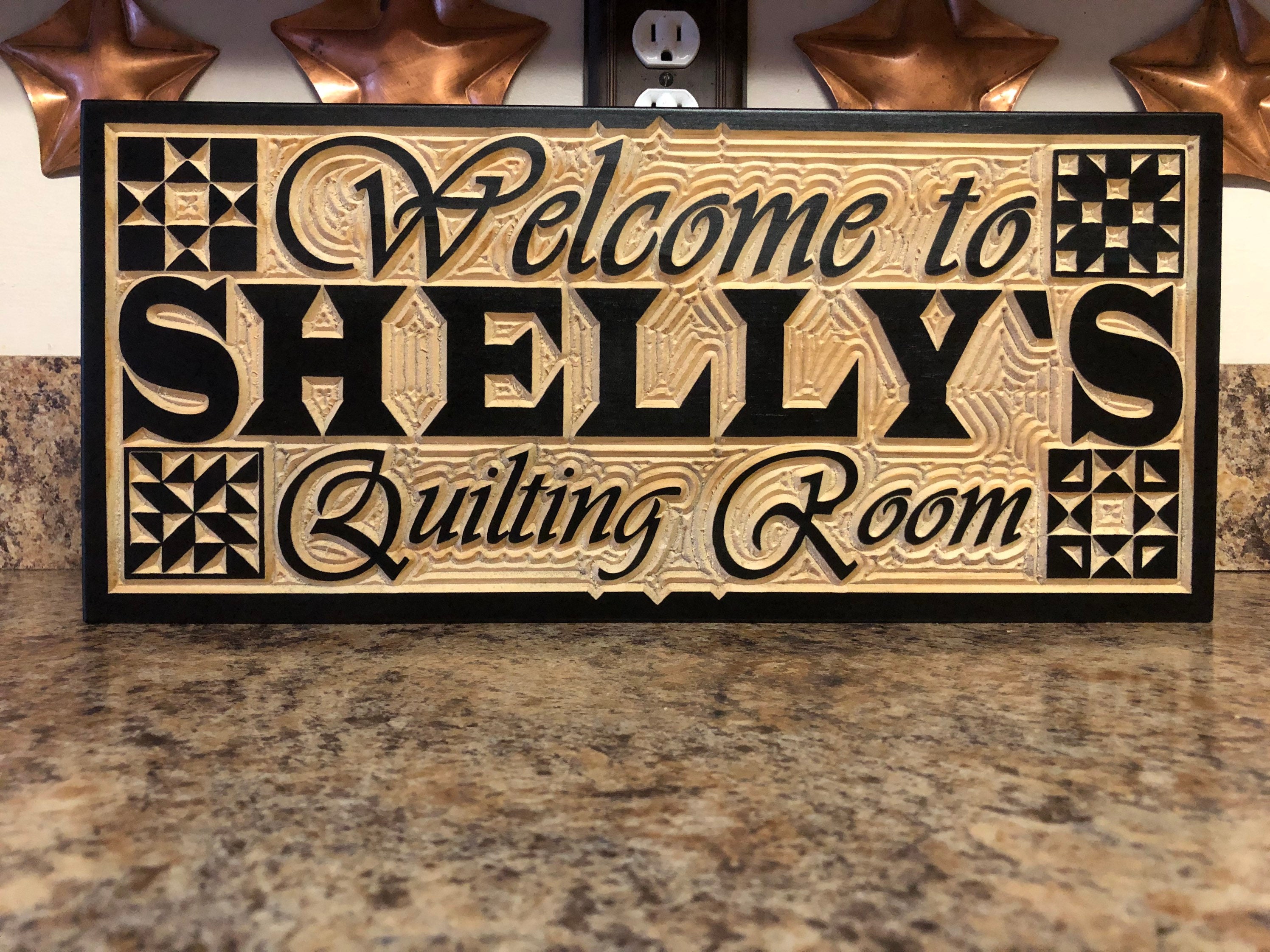 Custom Sewing Room Sign Personalized Sewing and Quilting Signs Wood ...