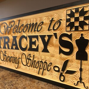 Custom Sewing Room Sign Personalized Sewing and Quilting Signs Wood ...
