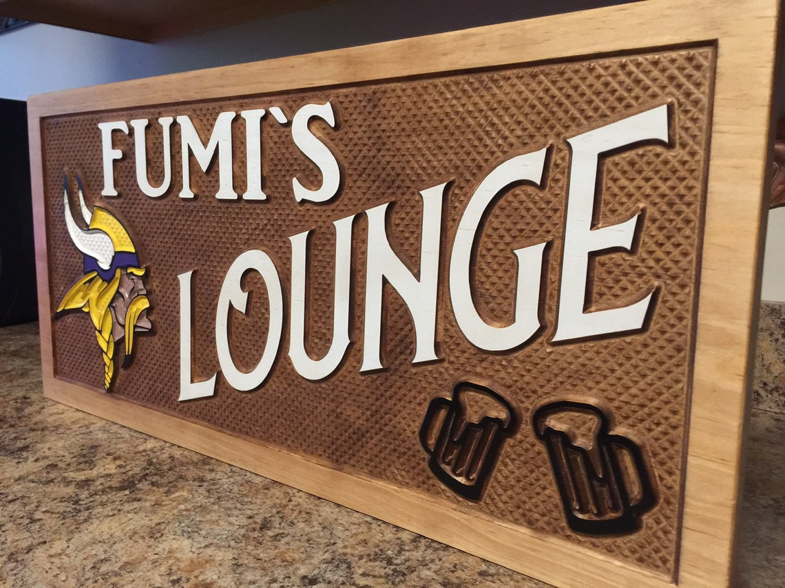 Personalized Tavern or Lounge sign Custom Bar Sign Basement | Etsy