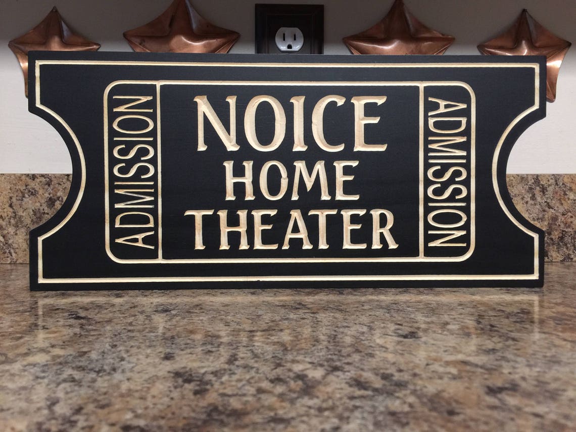 Movie Poster Movie Room Decor Basement Decor Home Sign Home Theater ...